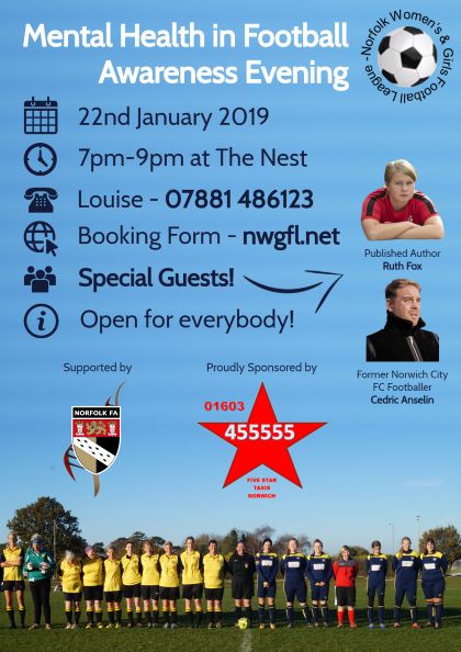 Mental Health In Football Awareness Evening | NWGFL.net